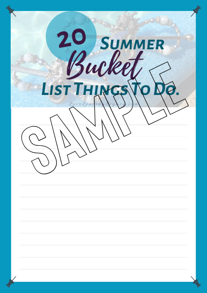 Create A Summer 2019 Bucket List | LoveLeavingLegacy